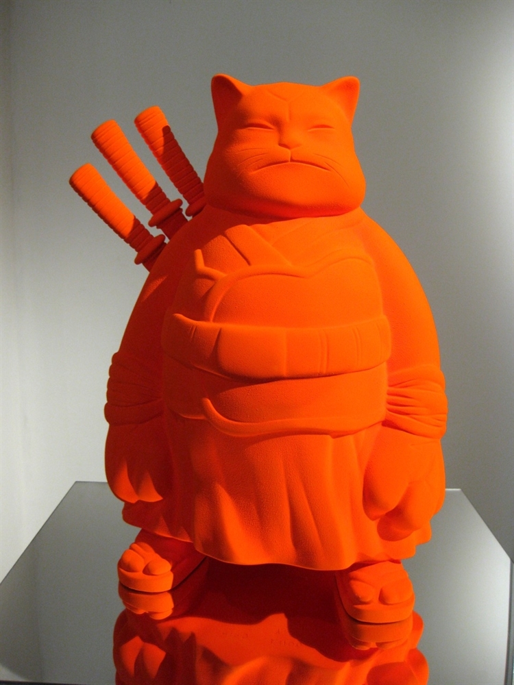 SamuraiCat (Orange) by Hiro Ando on artnet Auctions SamuraiCat (Orange) by Hiro Ando on artnet Auctions