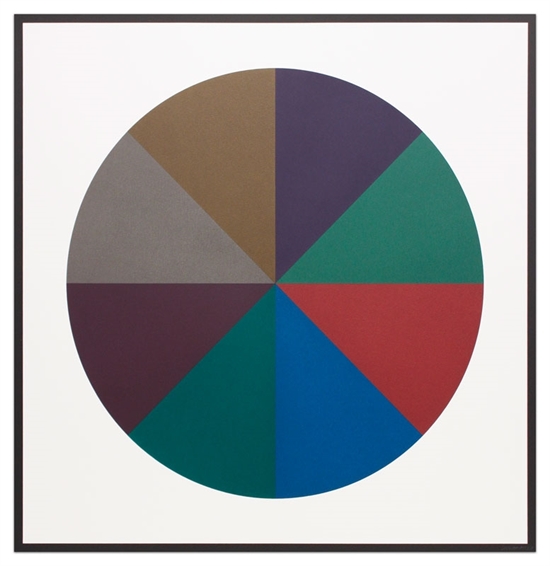 Circle Divided into Eight Equal Parts with Color Superimposed in Each ... Circle Divided into Eight Equal Parts with Color Superimposed in Each ...