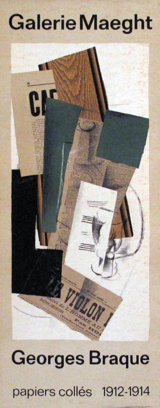 Georges Braque Papiers Collés 1912 1914 Galerie Maeght Exhibition