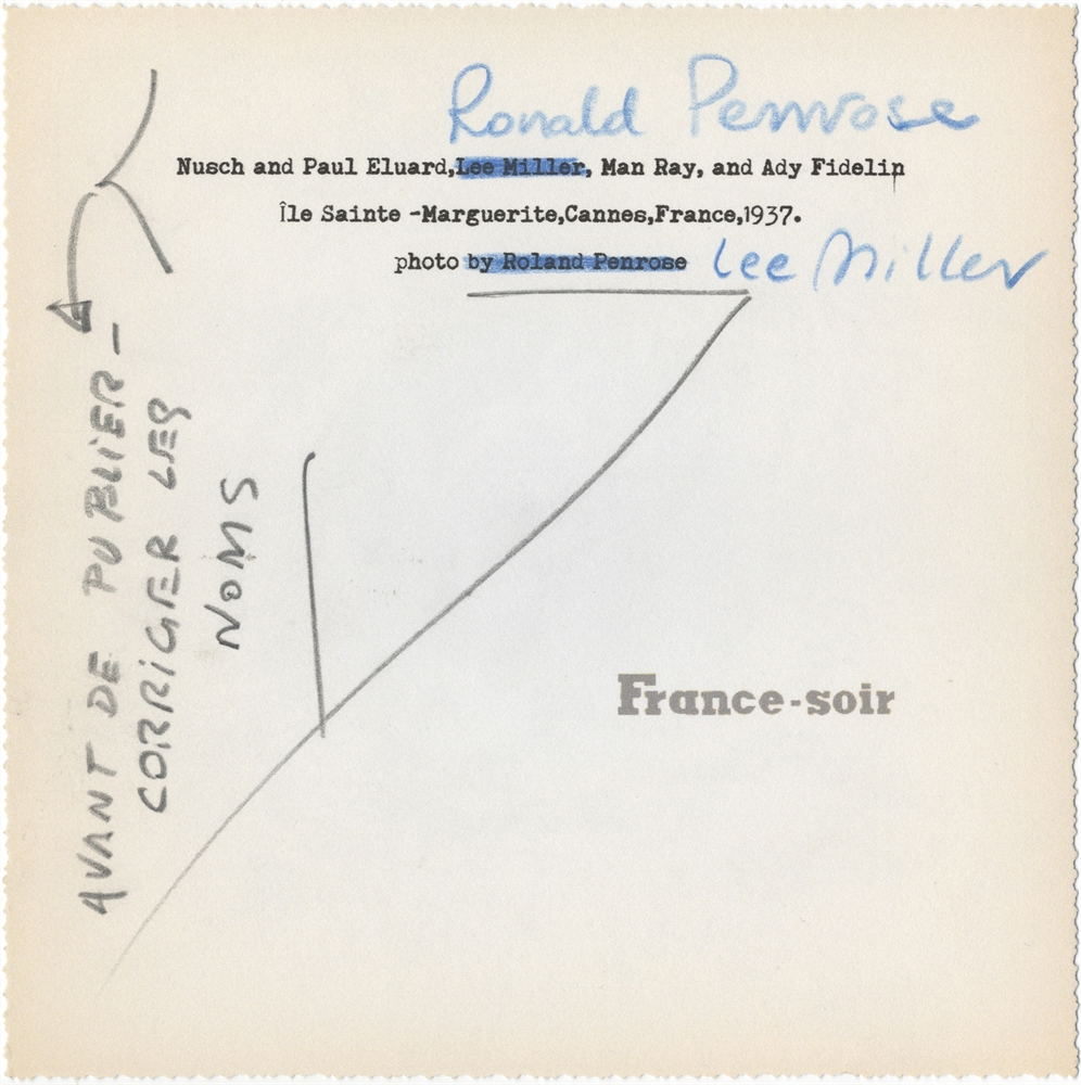 Picnic Mougins Nusch And Paul Eluard Roland Penrose Man Ray And Ady Fidelin By Lee Miller