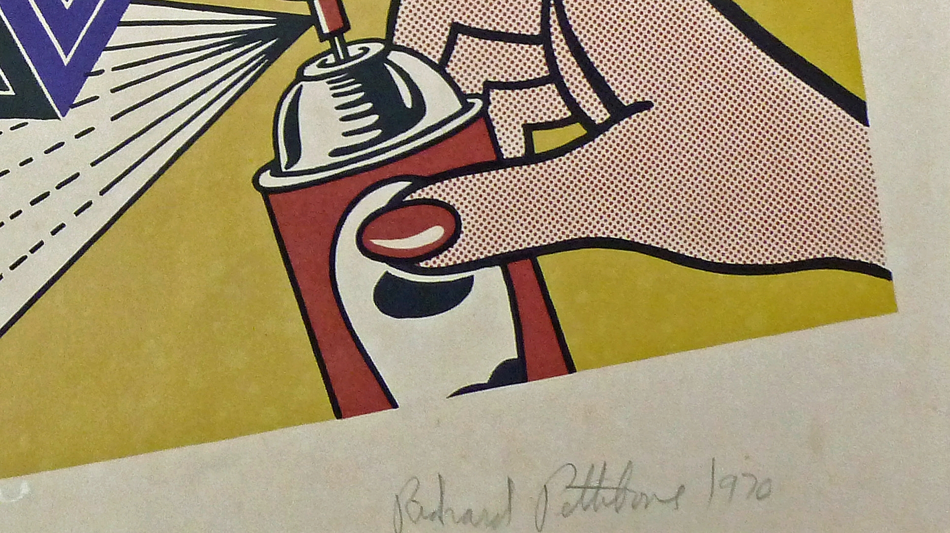 Appropriation print (with Andy Warhol, Frank Stella, Roy Lichtenstein) by Richard Pettibone on ...